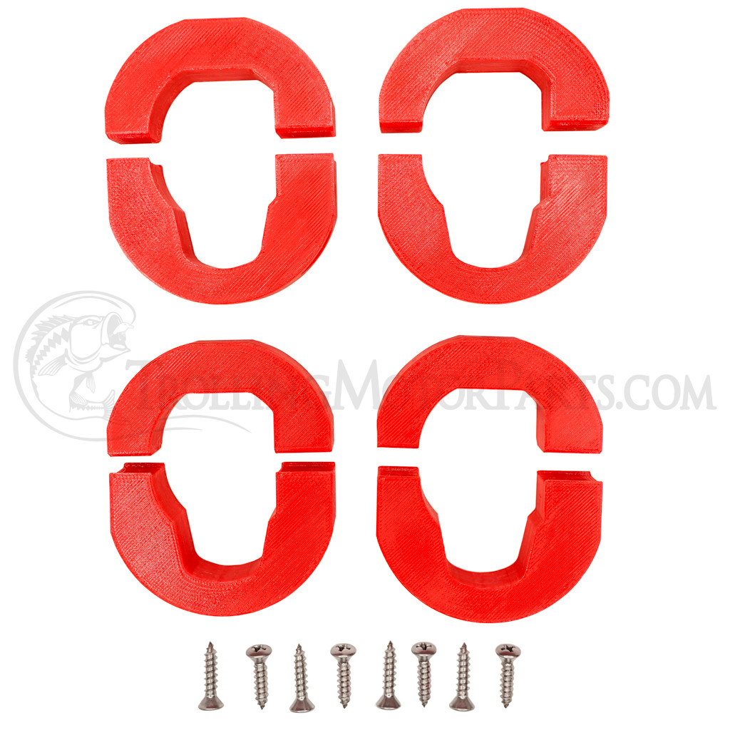 Minn Kota Ultrex Quest Shaft Clamp Cable Keeper (4-Pack)(Red) - MK-UTX ...