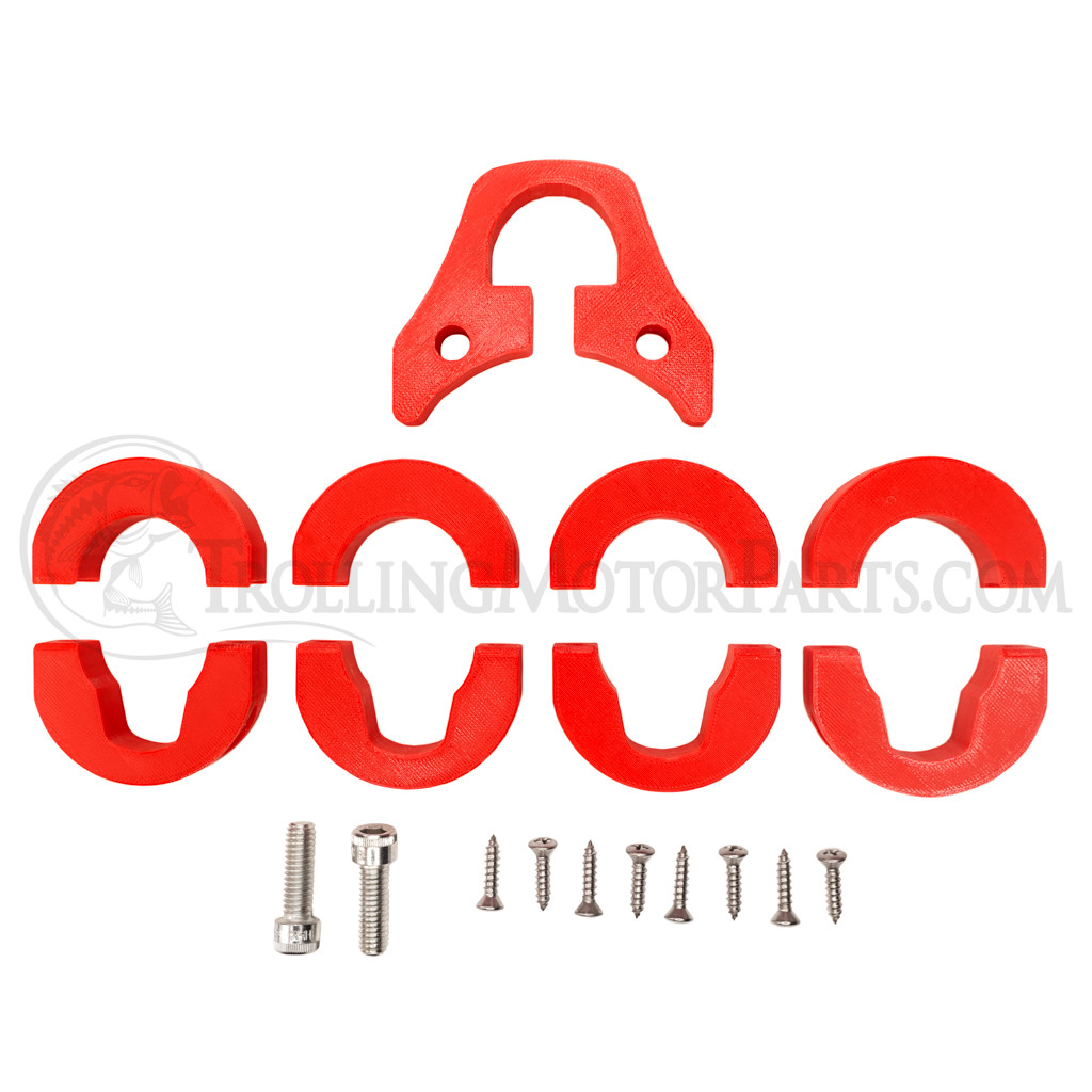 Minn Kota Ultrex Cable Management Kit (Red) - Trollingmotorparts.com