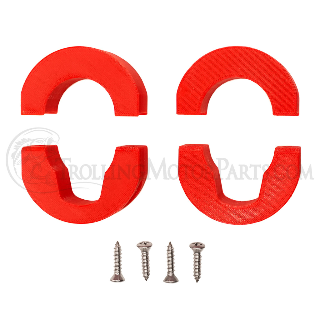 Minn Kota Ultrex Shaft Clamp Cable Keeper (2-Pack)(Red) - MK-UTX-KCSC-2RED