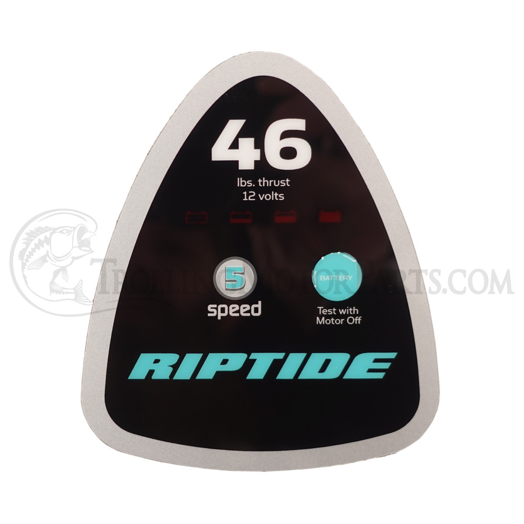 Minn Kota Riptide 46 Hand Control Decal - Trollingmotorparts.com