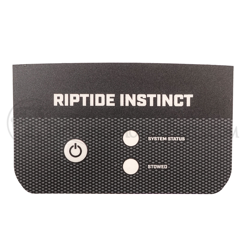 Minn Kota Riptide Instinct Quest Control Panel Decal (Black)(SW ...