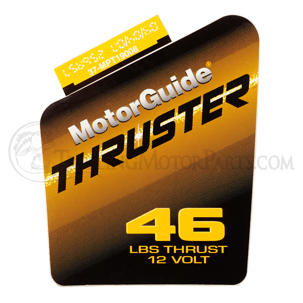 Motor Guide Thruster 46 Decal - MPT19008T