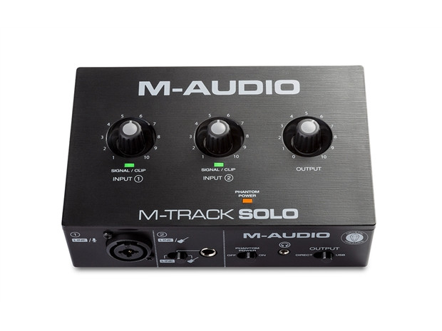 M-Track Solo: 1 Mic Pre, 1 Inst I|O USB Interface - Crossfader