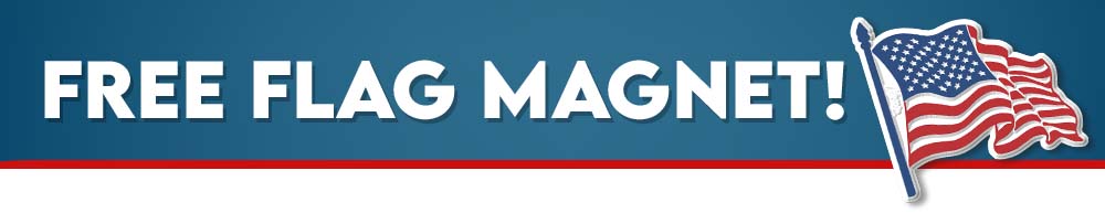Free U.S. Flag Magnet by Classic Magnets