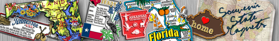 US State Fridge Magnets | Classic Magnets