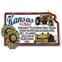 Kansas Souvenir Magnets | Classic Magnets