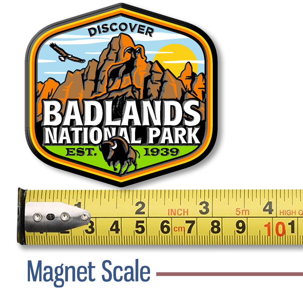 Discover Badlands National Park Magnet | Classic Magnets