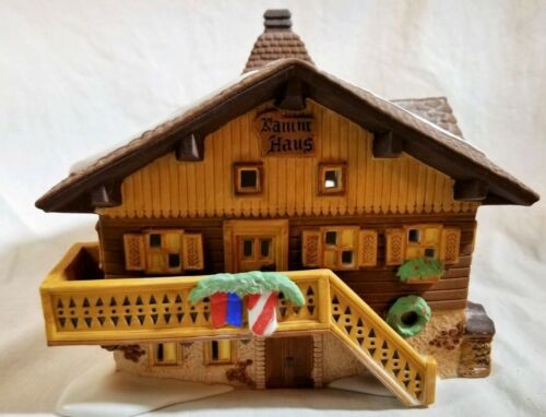 KAMM HAUS # 56171 HOUSE ON THE CREST RETIRED Dept 56 ALPINE VILLAGE ...