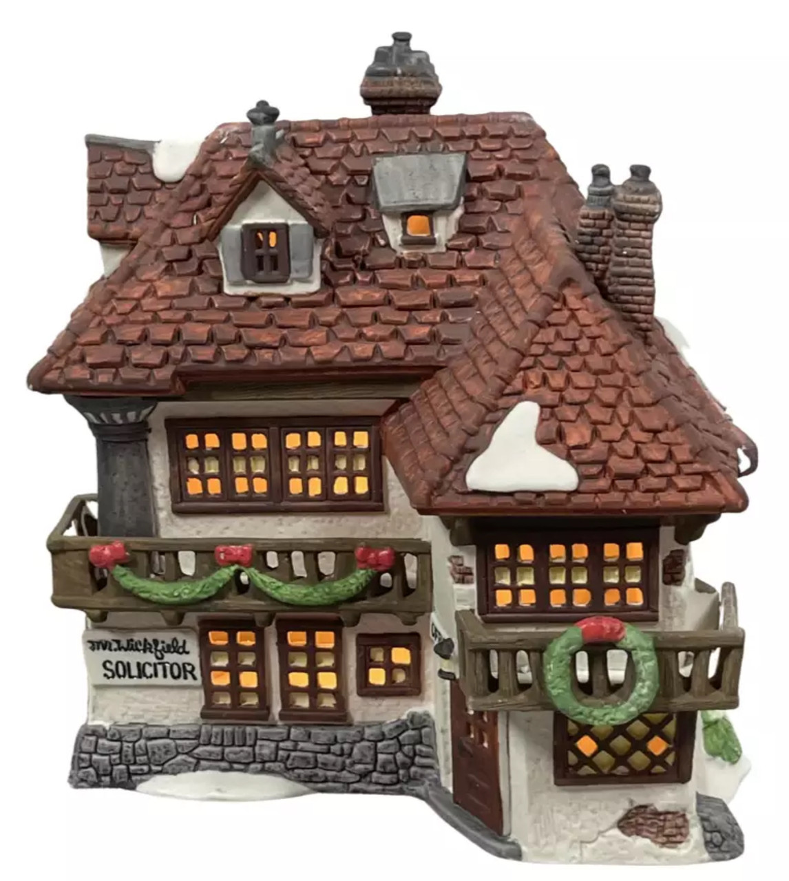 MR WICKFIELD SOLICITOR # 55506 RETIRED DICKENS VILLAGE DEPT 56 ...