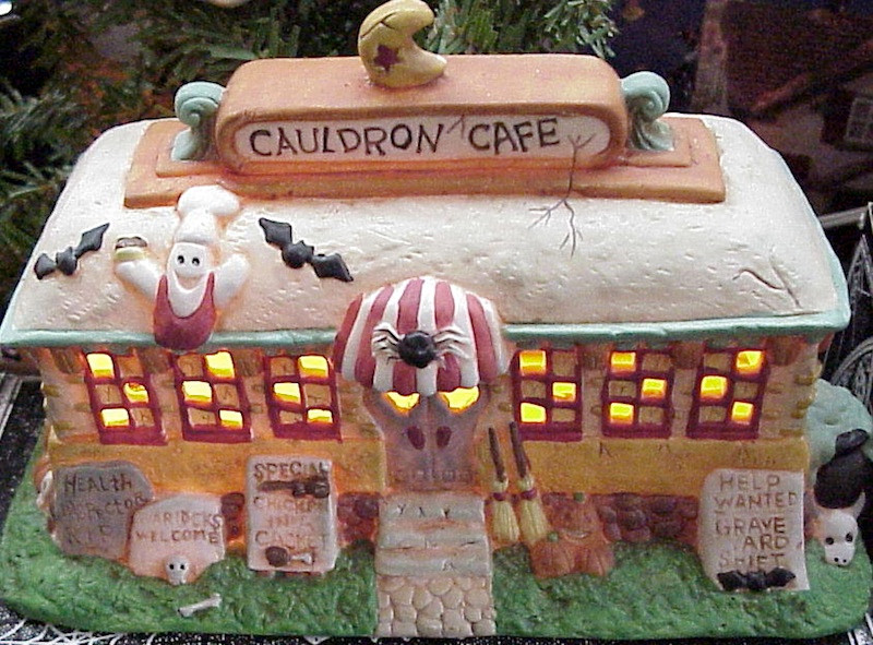 CAULDRON CAFE CREEPY HOLLOW by MIDWEST IMPORTERS LIGHTED HALLOWEEN ...