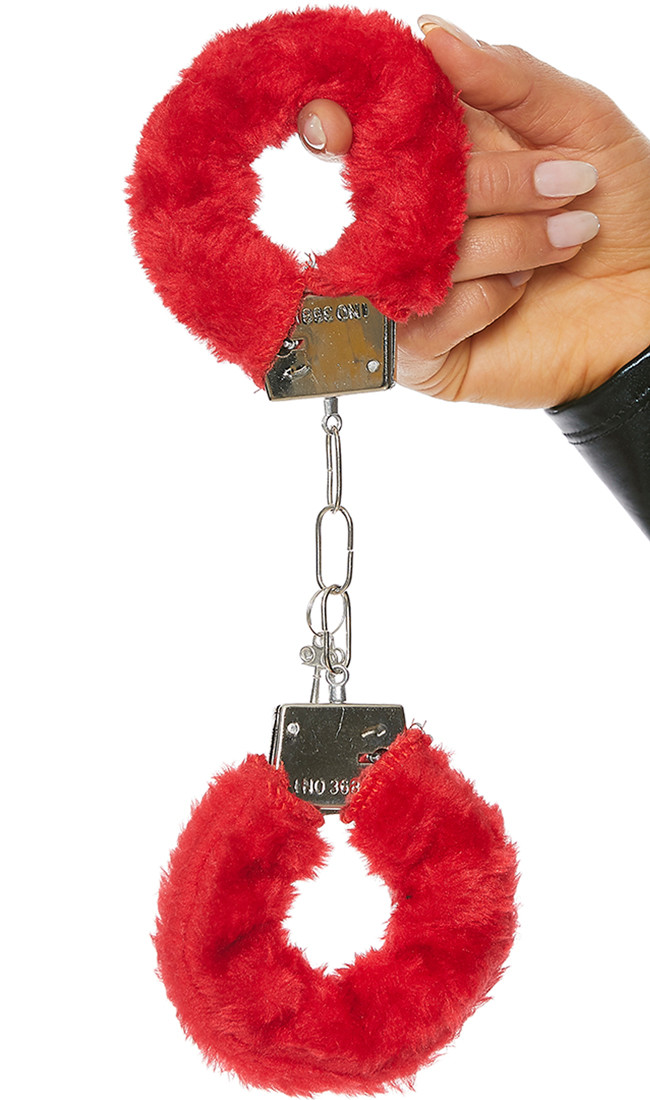 Fuzzy Metal Handcuffs
