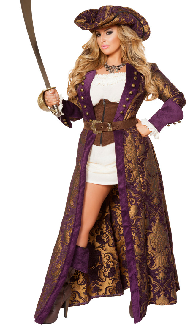 Decadent Pirate Diva Deluxe Costume