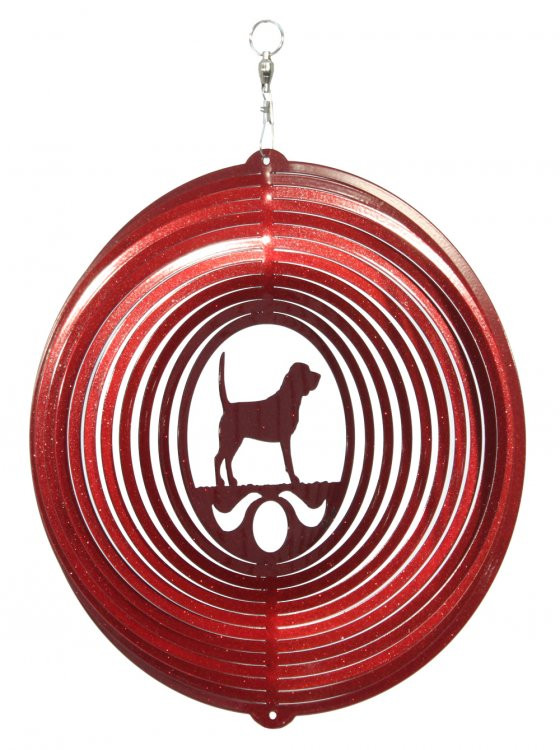 Beagle Circle Red Wind Spinner - BiggSports