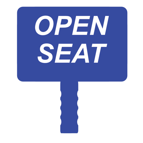 Hand held Lollipop Event Sign Follow Me