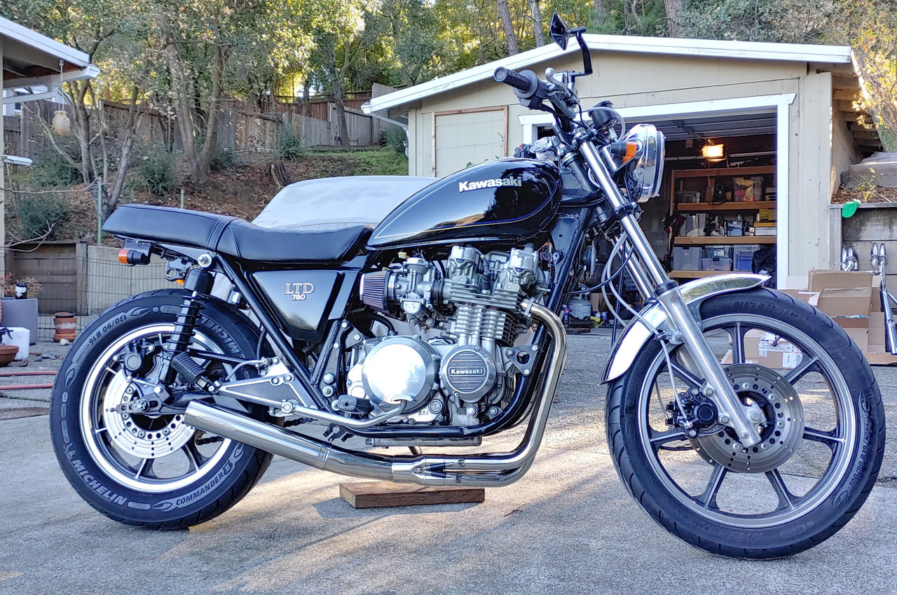 Kawasaki KZ650 CSR 1981-1983 dual passenger style motorcycle seat ...