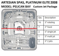 Exact Fit Artesian Spas factory replacement jets for Platinum, Island ...