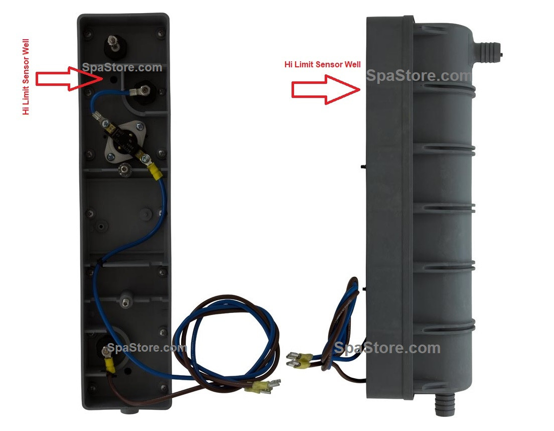 5.5kW Plastic Sundance® Spas Smart Heater Assembly for 850 880 Series ...