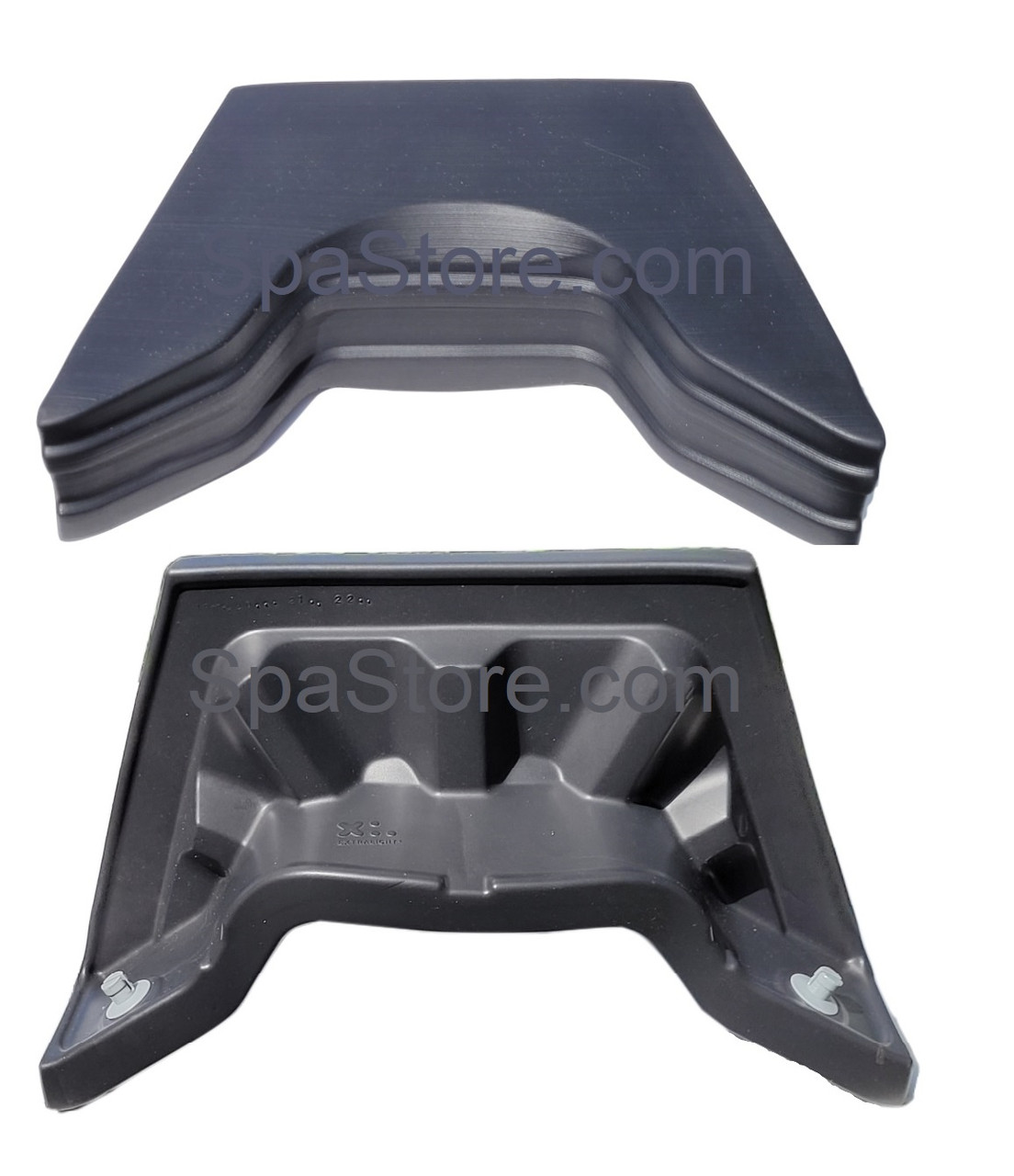 Artesian Spas Elite Spa Neck Pillow Replacement Charcoal 13-1/4" x 4-3/ ...