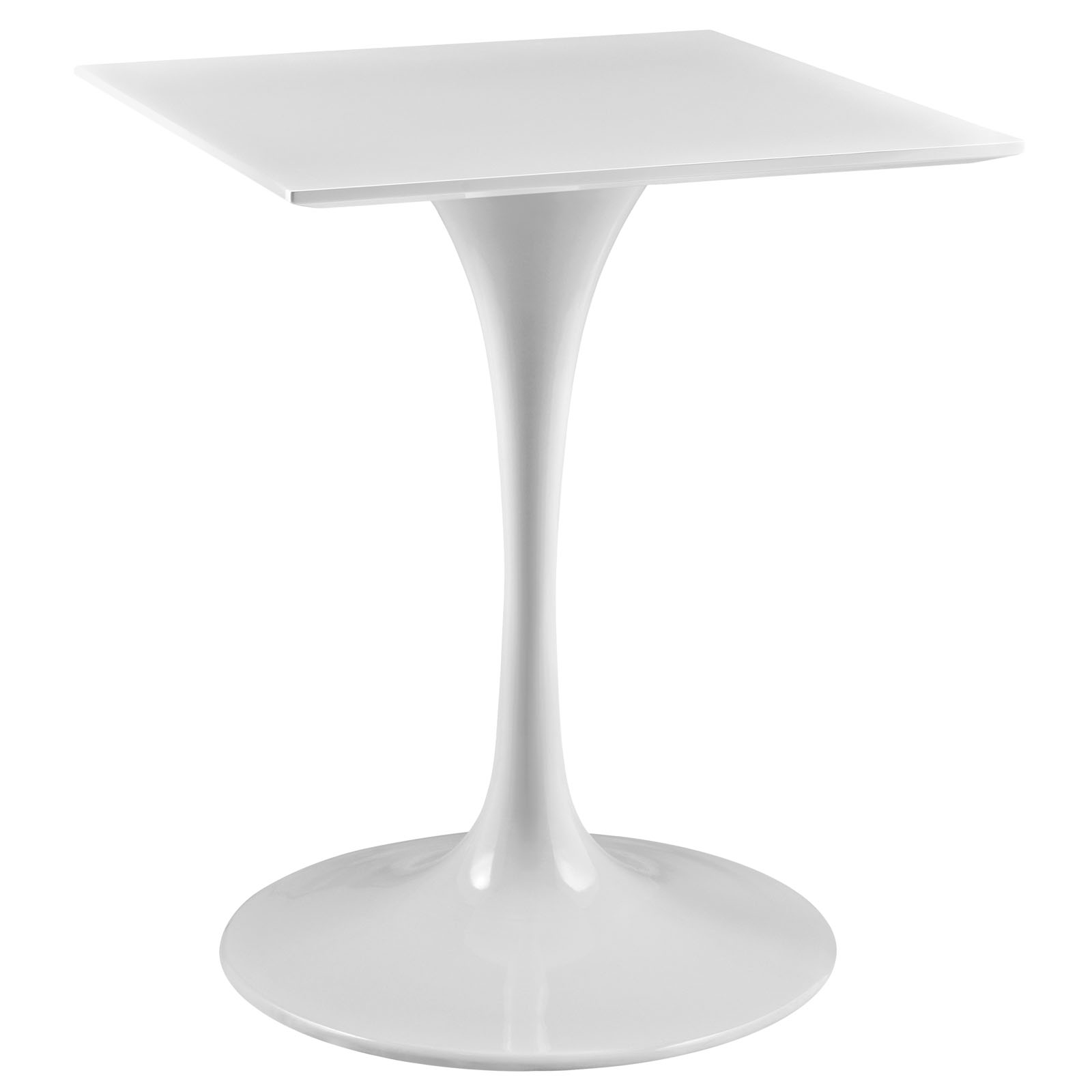 Tulip Table Square Top Pedestal Table - Home and Office Furniture
