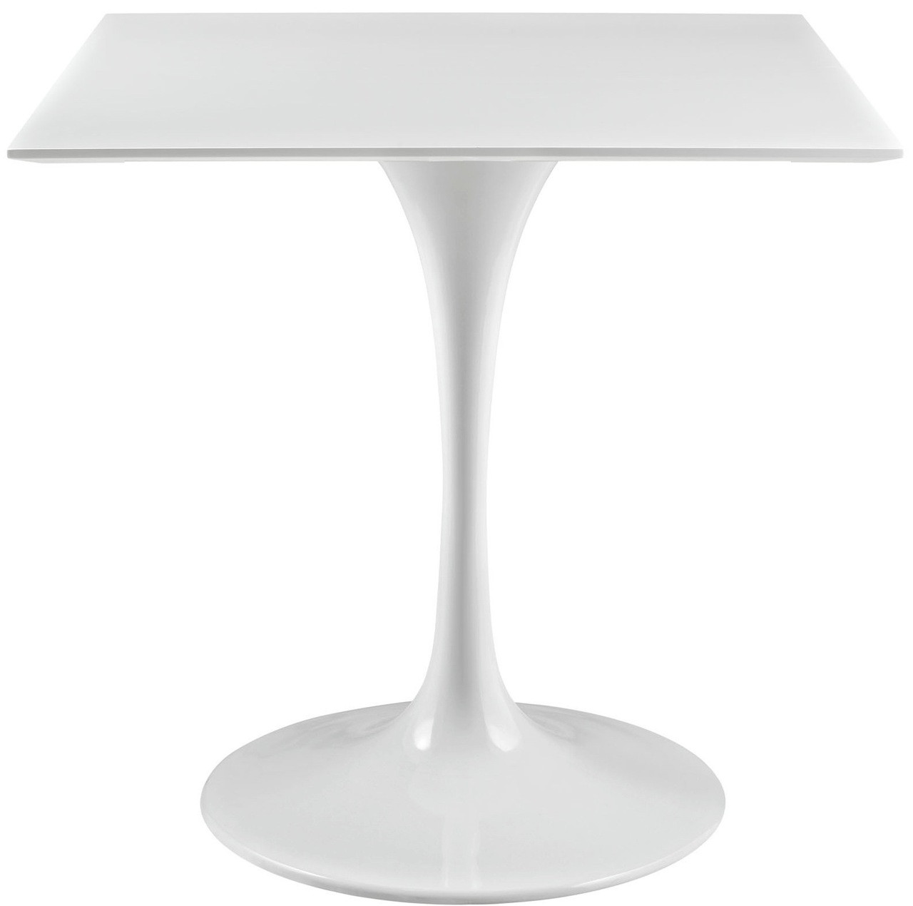 White Tulip Dining Table With Squre Top And Many Top Sizes Home And