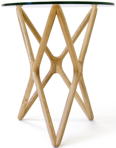 Nuevo Star Side Table, Walnut or Ash | Modern Side Table