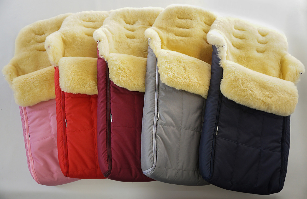 Genuine Super Soft Wool Medical Sheepskin - Footmuff - Nursery ...