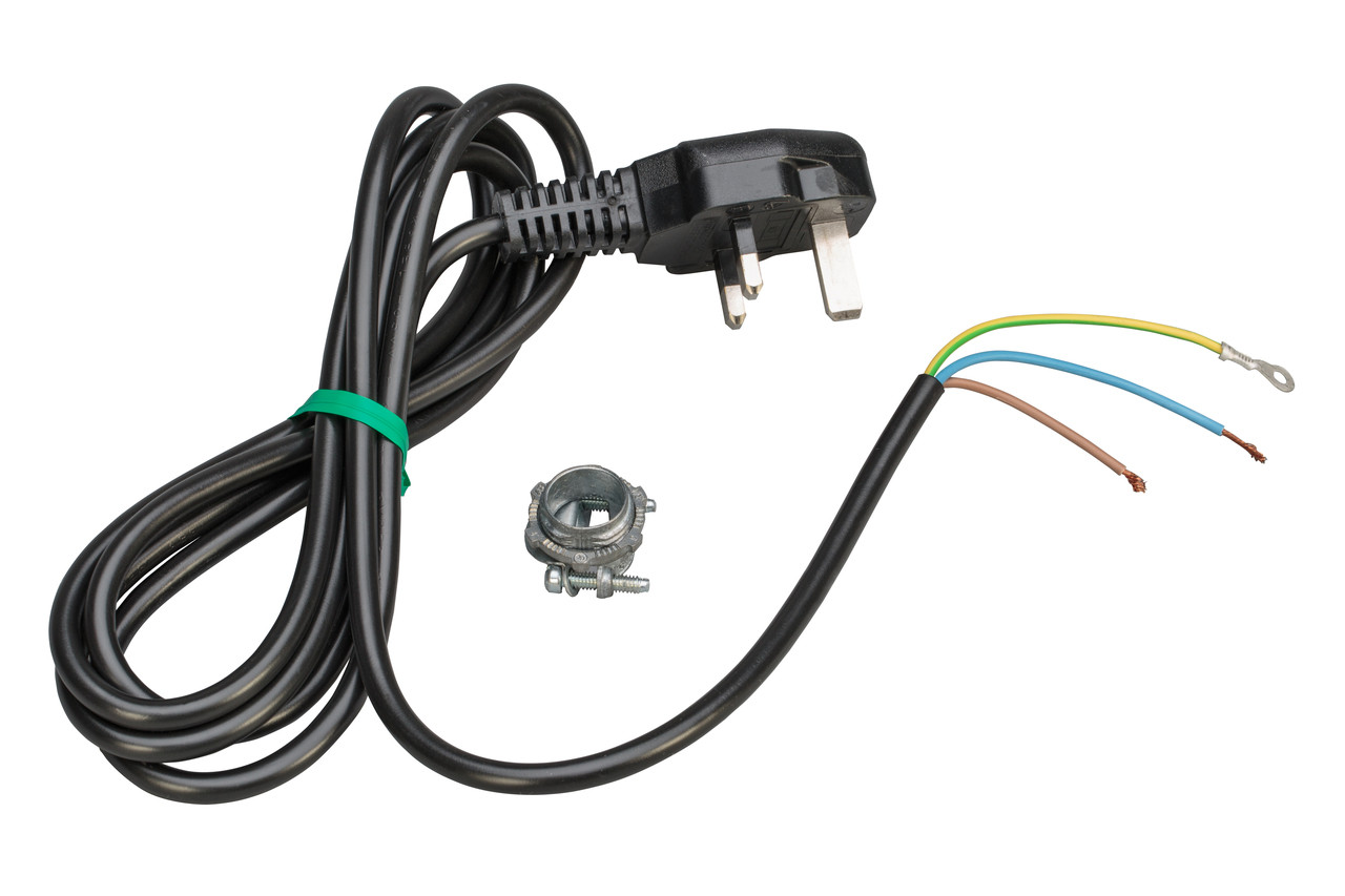 Cordset Kit, 220V, British, with Strain Relief | Master Appliance