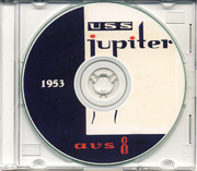 USS Jupiter AVS 8 CRUISE BOOK Log Korea 1953 CD