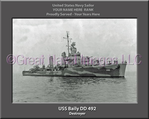 USS Bagley DD 386 Sailor Ship Canvas Print