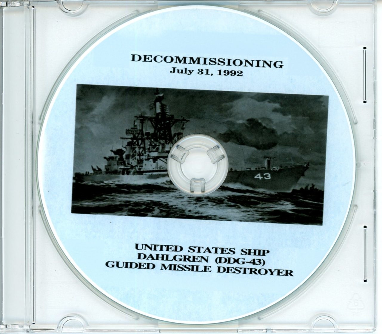 USS Dahlgren DDG 43 Decommissioning Program on CD 1992 | Great Naval Images