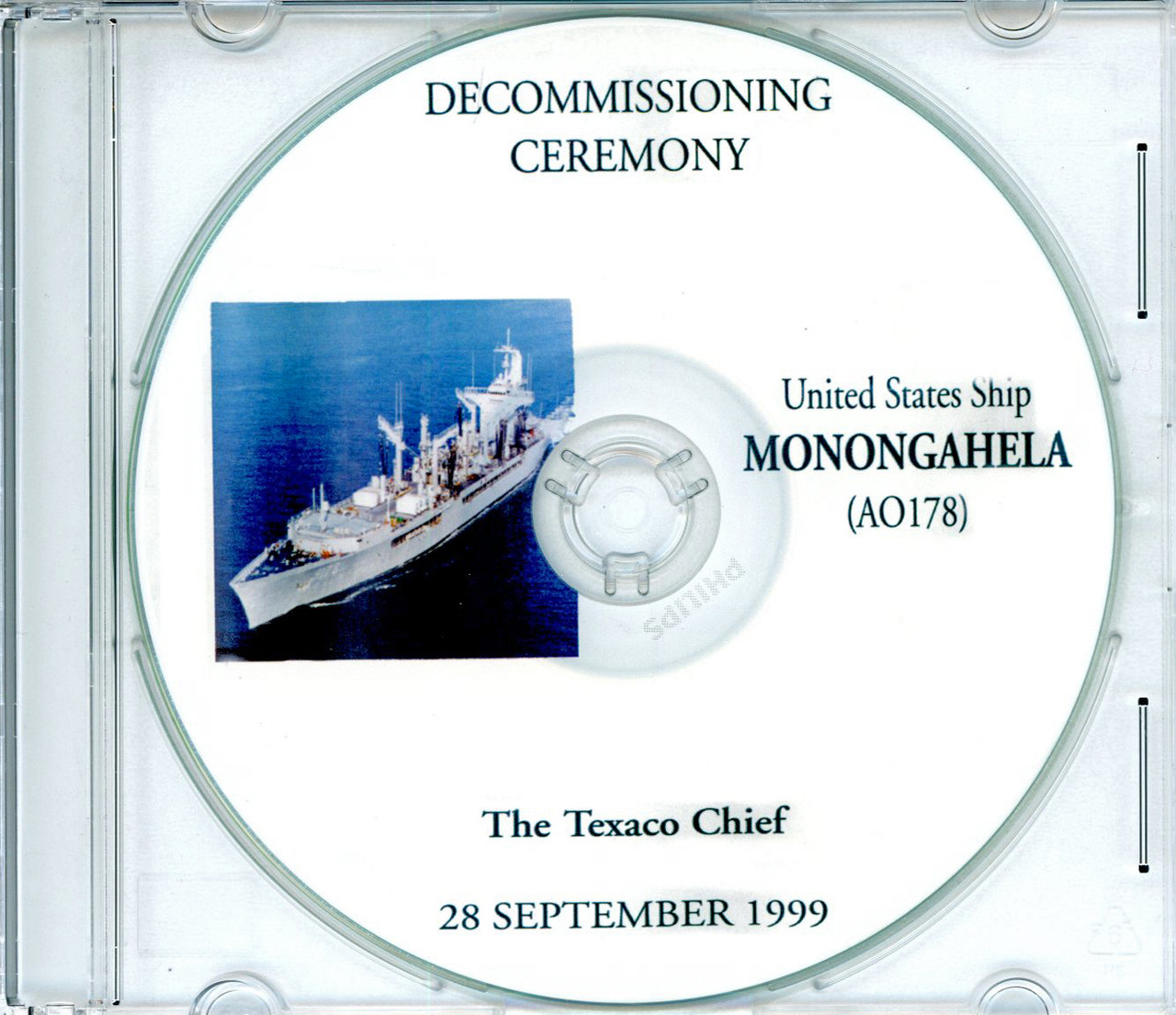 USS Monongahela AO 178 Decommissioning Program on CD 1999 | Great Naval ...