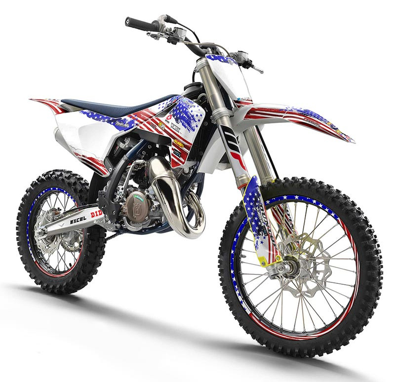 Husqvarna TC 65 Dirtbike Graphics Kit - MERICA | SENGE GRAPHICS INC
