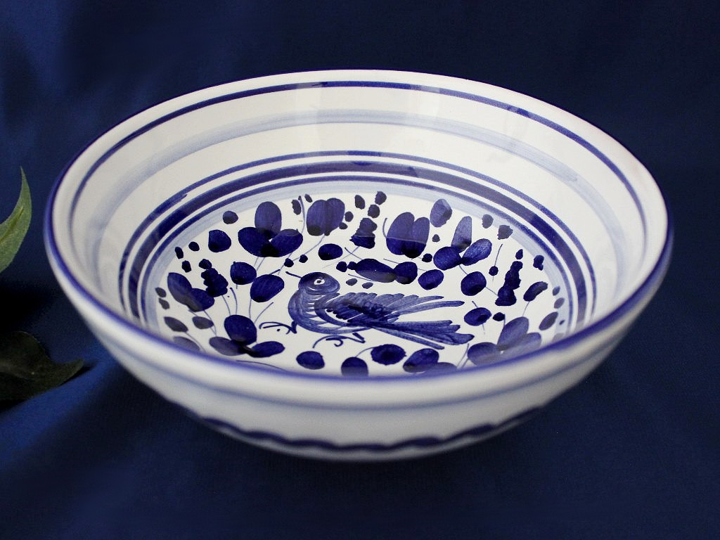 Deruta Arabesco Blue & White Soup, Salad & Cereal Bowl 5" / 6 ...