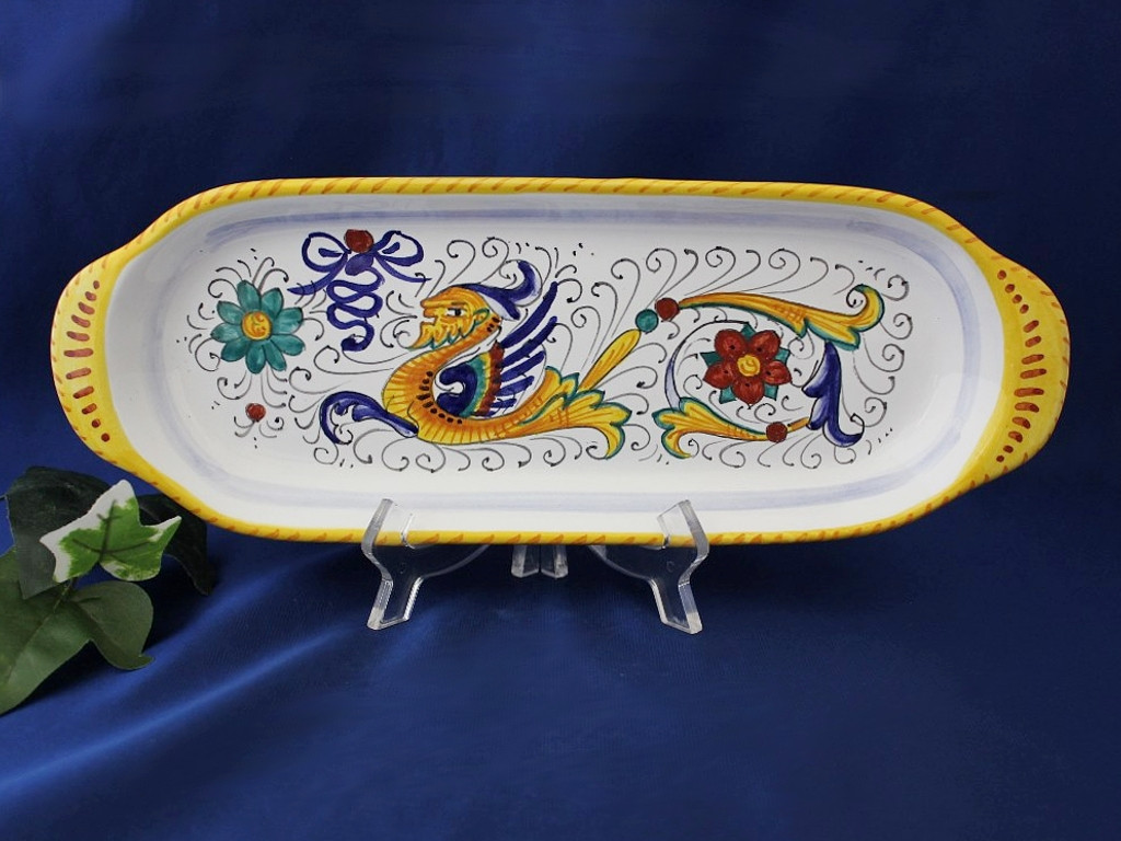 BellaSoleil.com - Deruta Raffaellesco Serving Tray