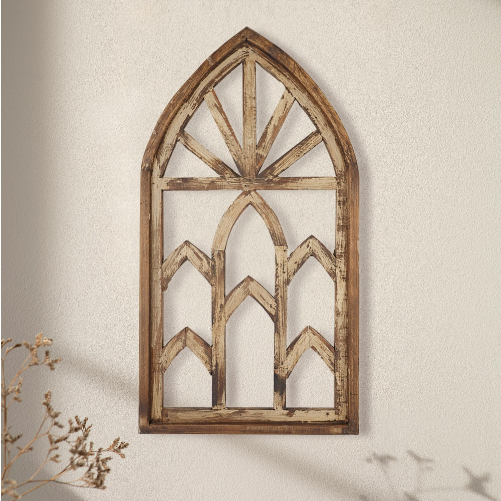 BellaSoleil.com - Mission Old World Window Wall Panel Natura