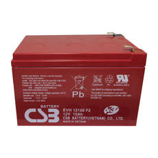 CSB HR1227W F2 Battery - 12 Volt 6.0 AH Sealed Lead Acid Rechargeable