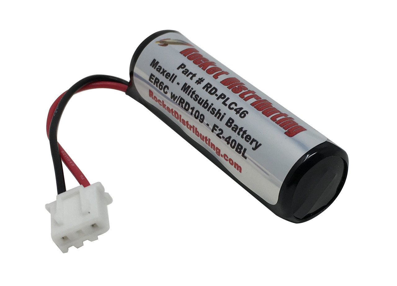 Mitsubishi F2-40BL, F240BL, ER6B PLC Battery Replacement