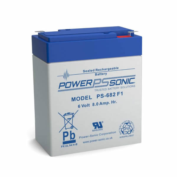 B.B. Battery BP8-6V - 6V 8Ah AGM - VRLA Rechargeable