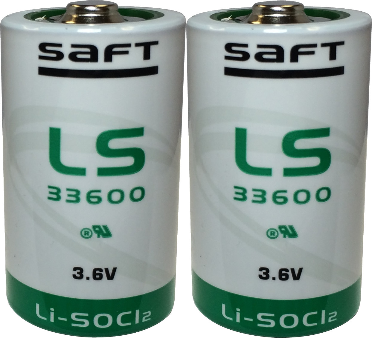 Takex TXF-125E Batteries LS33600 3.6 Volt 17Ah D Cell Lithium (2pk)