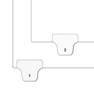 Avery Style Individual Numbers, Side Tab (Letter Size) - LegalSupply