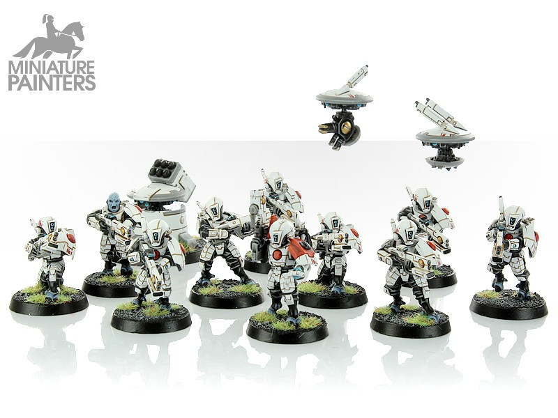 TAU FIRE WARRIORS STRIKE TEAM - MINIATURE PAINTERS