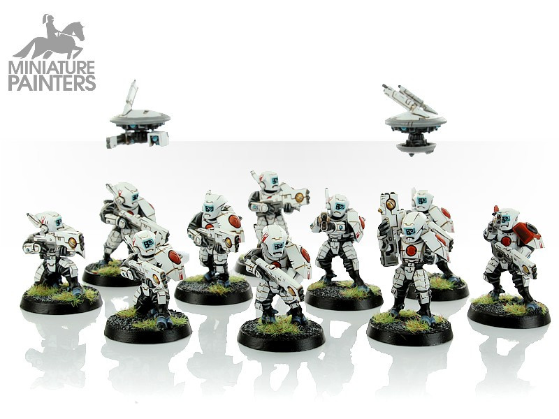 TAU FIRE WARRIORS BREACHER TEAM - MINIATURE PAINTERS