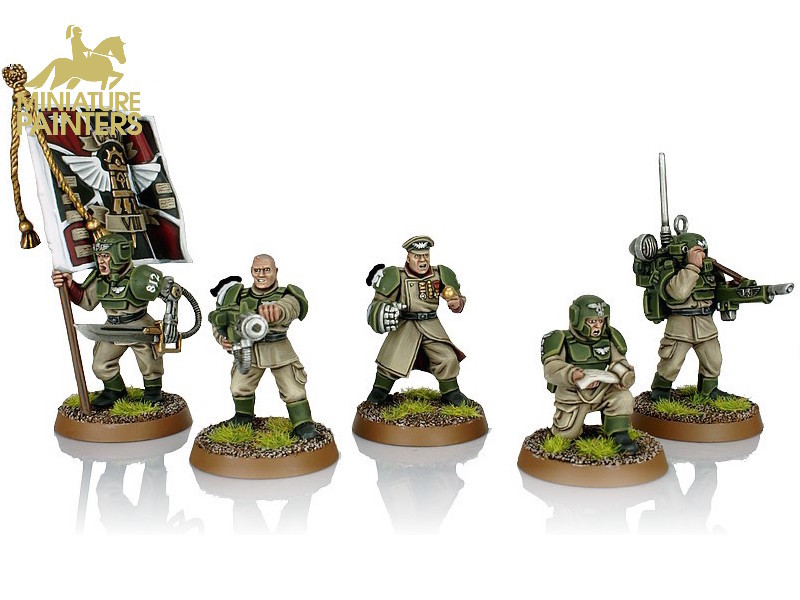 ASTRA MILITARUM CADIAN COMMAND SQUAD - MINIATURE PAINTERS