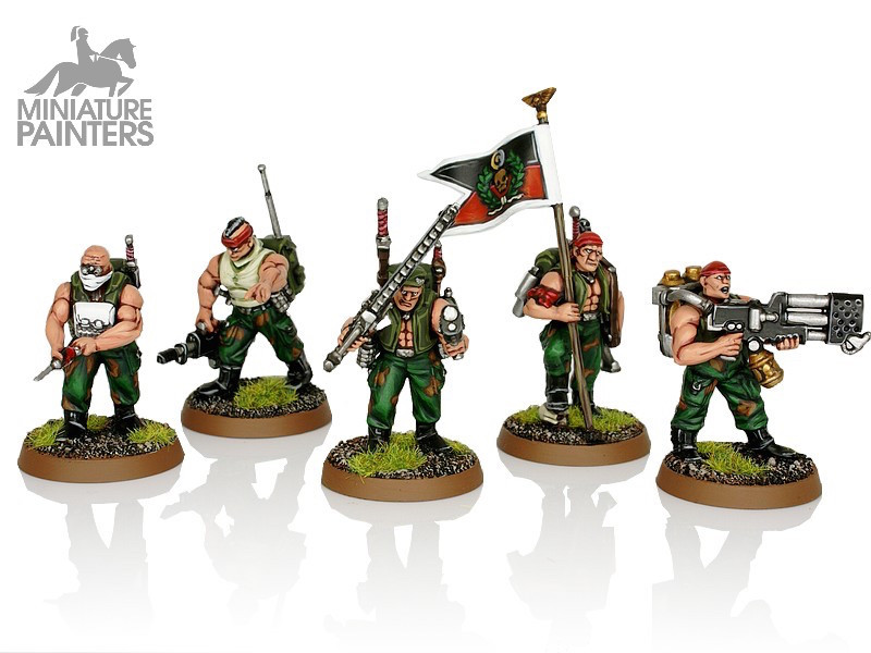 ASTRA MILITARUM CATACHAN COMMAND SQUAD - MINIATURE PAINTERS