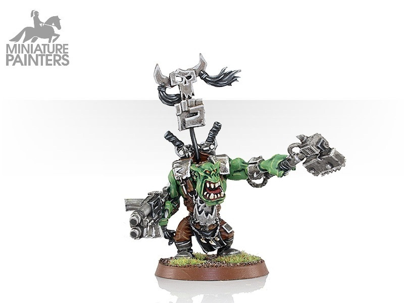 ORK WARBOSS WITH BIG CHOPPA - MINIATURE PAINTERS