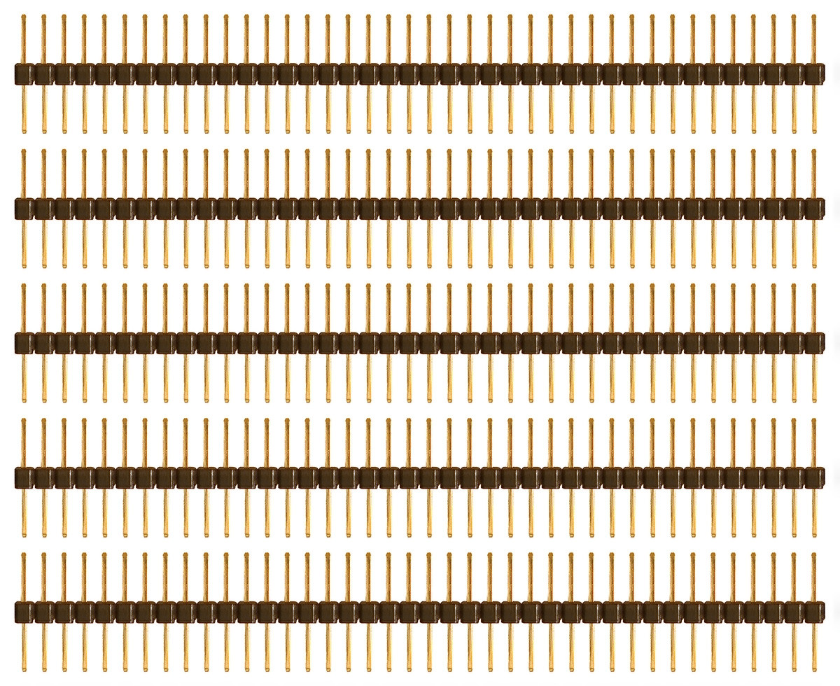 Qty. 5 0.1" Spacing Extra Long Single Row Headers (920-0102-01 ...