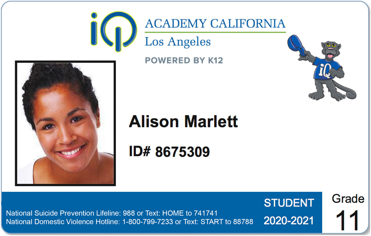 K12 Student ID cards - Academic Excellence