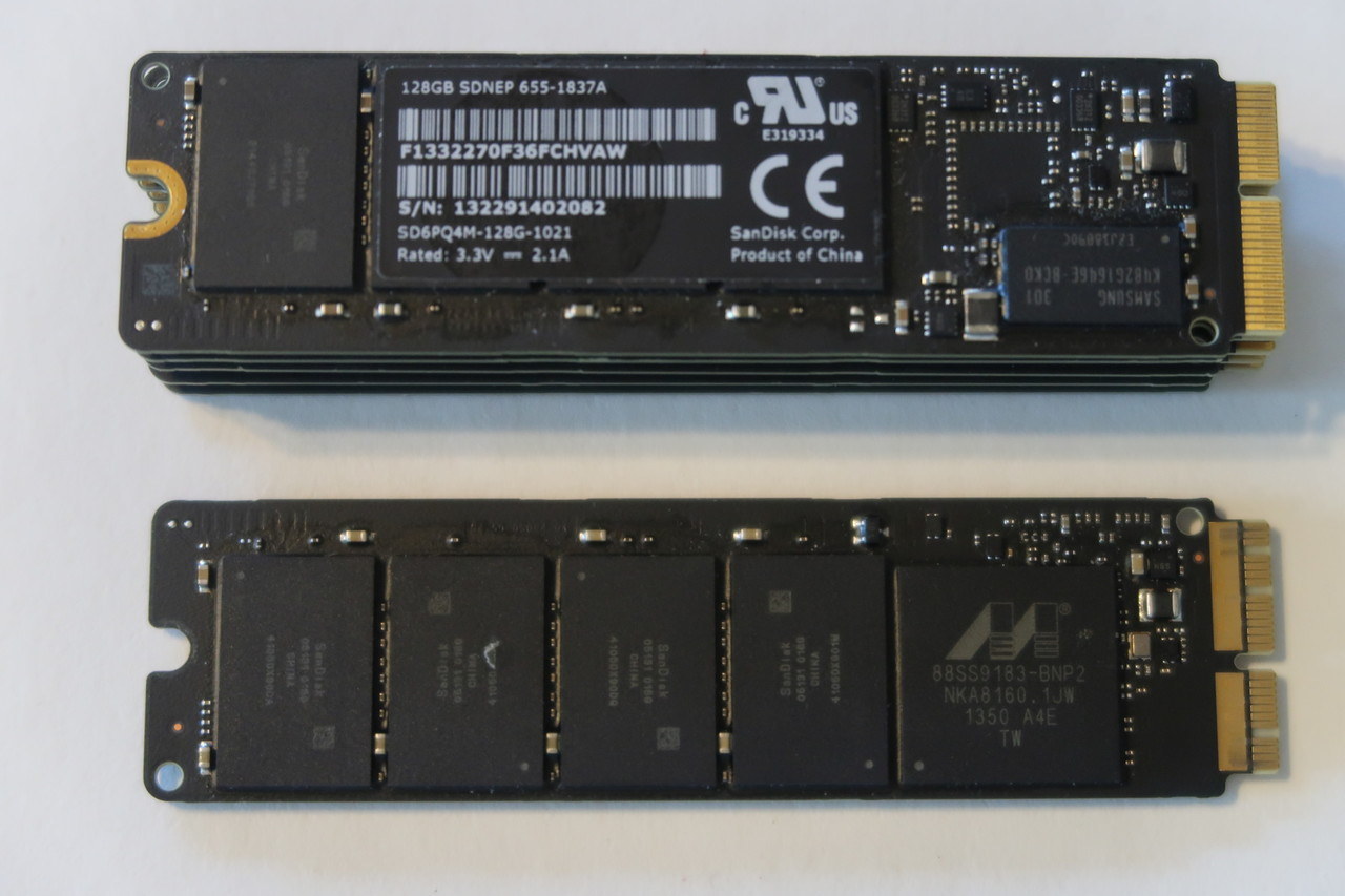 Apple SanDisk 128GB SSD SD6PQ4M-128G-1021 655-1837C (1) MacBook Pro/Air ...