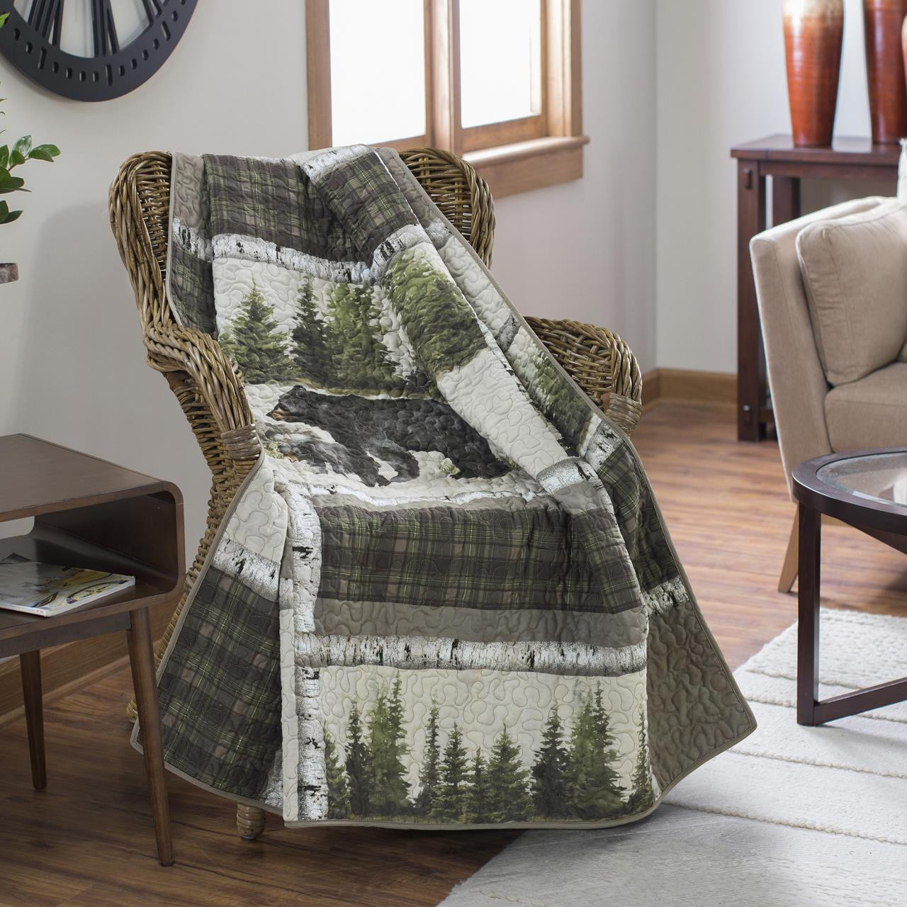 Bear Panels Throw by Donna Sharp | Paul's Home Fashions