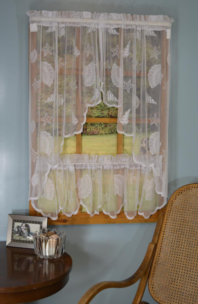 Seashell Lace Curtain by Curtain Chic | Paul's Home Fashions